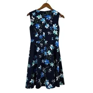 Wisp | Dresses | Wisp Womens Floral Fit And Flare Dress Size 4 ...